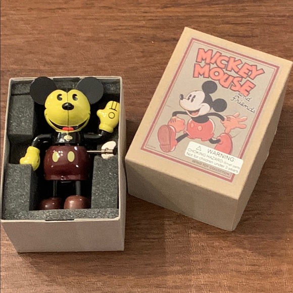 Schylling | Other | Mickey Mouse Retro Toy Collection Metal Wind Up Toy ...